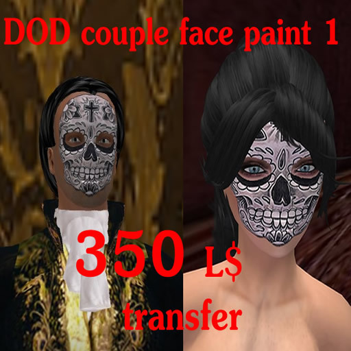 Second Life Marketplace - DOD face Paint couple 1