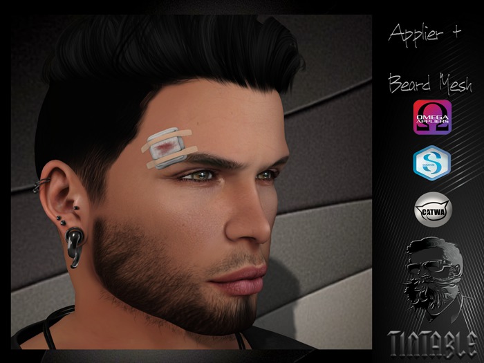 Second Life Marketplace - .::CDC Beard Tintable 123 Catwa/Sig/Omega ...