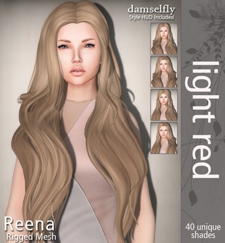 Second Life Marketplace - *~*Damselfly*~*Reena Light Reds