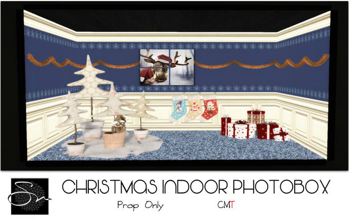 Second Life Marketplace - **SN~ Christmas Indoor Photobox