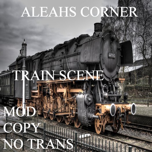 Second Life Marketplace - TRAIN SCENE TEXTURE