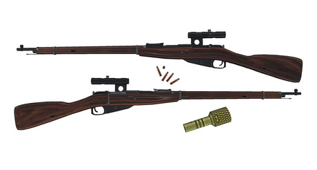 Second Life Marketplace - Mosin VICE sniper rifle 1891-1930