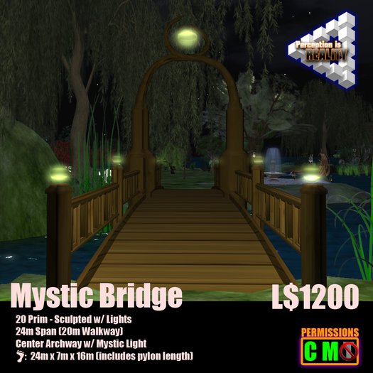 Second Life Marketplace - [PiR] Mystic Bridge (20 Prim) [Mod/Copy]