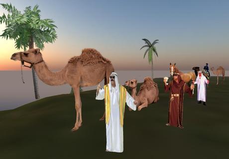 Second Life Marketplace - Berber Sahara Desert Caravan - Arabian night ...