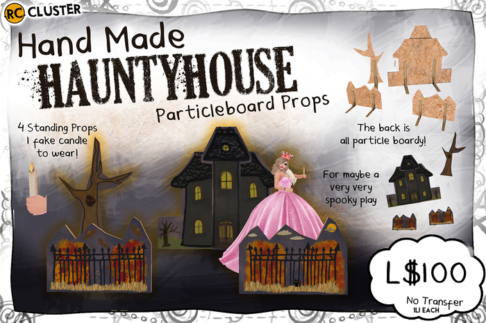Second Life Marketplace - -RC- Hand Made HauntyHouse Props