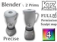 Second Life Marketplace - Sculpted Blender / 2 prim / FULL PERMISSION