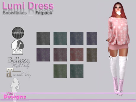 Second Life Marketplace - Lumi Demo Snowflakes