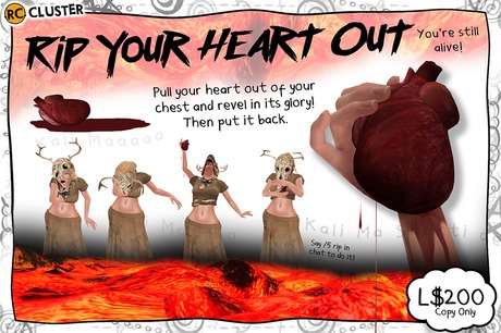 Second Life Marketplace - -RC- Rip Your Heart Out!
