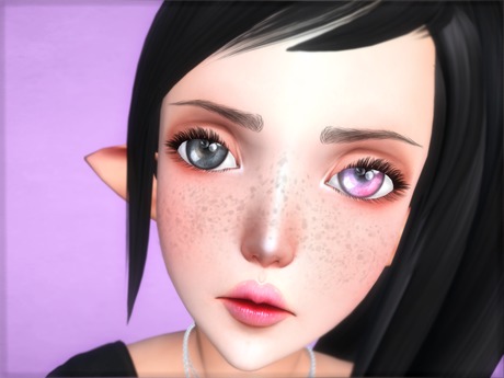 Second Life Marketplace - z! Cutie Lashes for Venus M3/M4 Head / 3 Styles