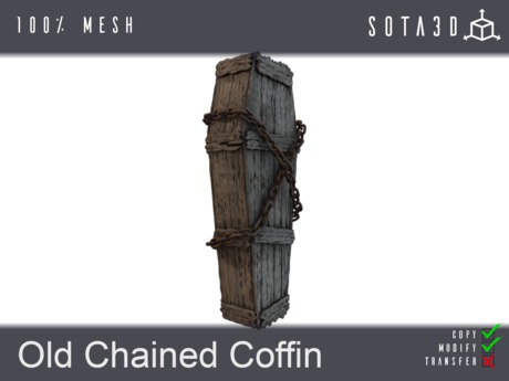 Second Life Marketplace - Old Chained Coffin