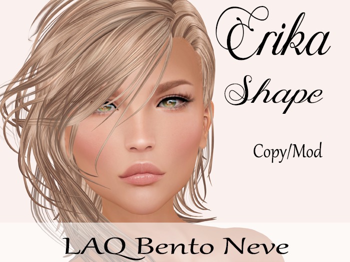 Second Life Marketplace - Erika Shape "LAQ Bento Neve Head"