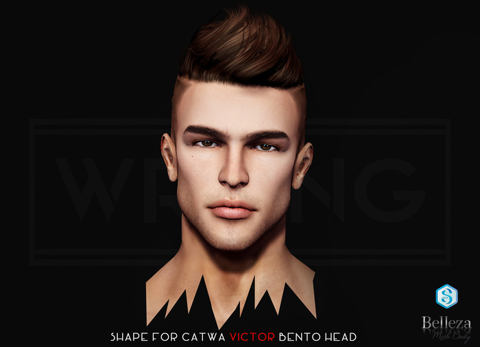 Second Life Marketplace - WRONG - Damon Male Shape for CATWA Victor ...