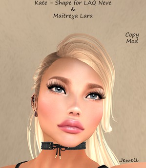 Second Life Marketplace - Kate shape for LAQ Neve