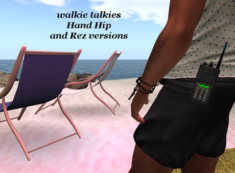 Second Life Marketplace - walkie talkie radio