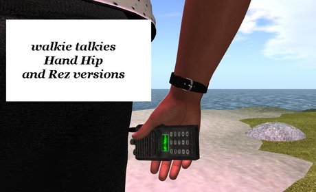 Second Life Marketplace - walkie talkie radio