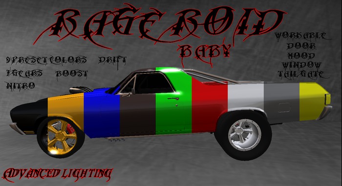 Second Life Marketplace - ::SSD:: Rage Roid TD Baby copy/mod no trans ...
