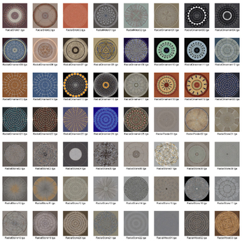 Second Life Marketplace - DATS Radical Radial Textures, Pro Stone ...