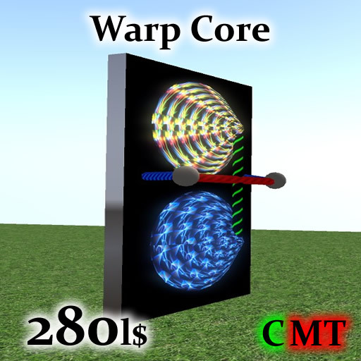 Second Life Marketplace - Warp Core kinetic sculpture