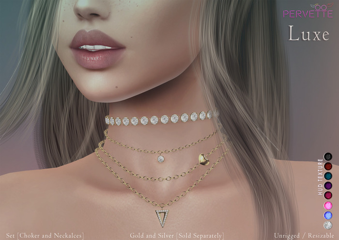 Second Life Marketplace - *PerveTTe* Luxe [Set] [Silver]
