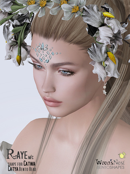 Second Life Marketplace - { wren's nest } Raye Shape for Catwa Catya