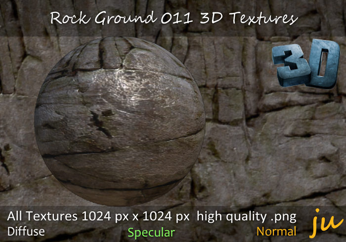Second Life Marketplace - JU Rock Ground 011 3D Textures Full Perm