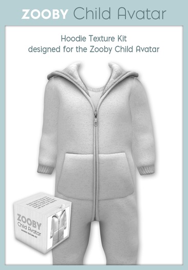Second Life Marketplace - Zooby Child AV Hoodie Creator Kit