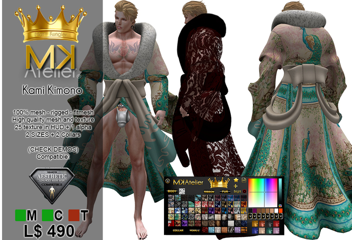 Second Life Marketplace - Kami Kimono - Aesthetic Niramyth