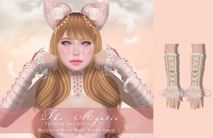 Second Life Marketplace - *The Mystic* Victoria lace Glove (Flower ...