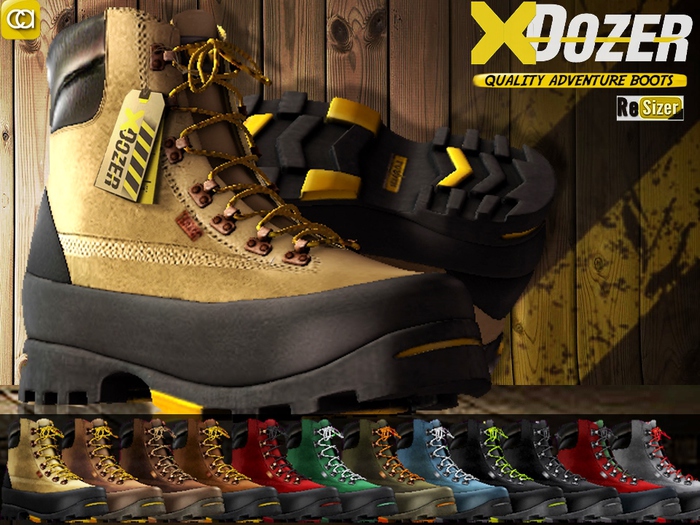 Second Life Marketplace - CA AESTHETIC SIGNATURE XDOZER BOOTS FAT PACK