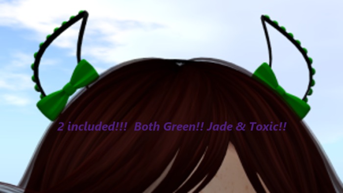 Second Life Marketplace - Mute.Lil Devil Band-Toxic-Green & Jade