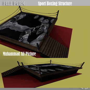 Second Life Marketplace - Boxing Stage - Full perm