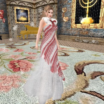 Second Life Marketplace - !SnS! MESH Maitreya Sparkling Candycane Gown