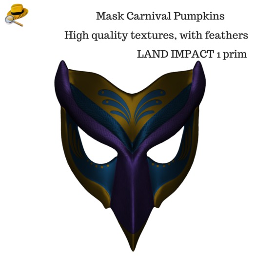 Second Life Marketplace - *Seek* Owl_Mask Carnival