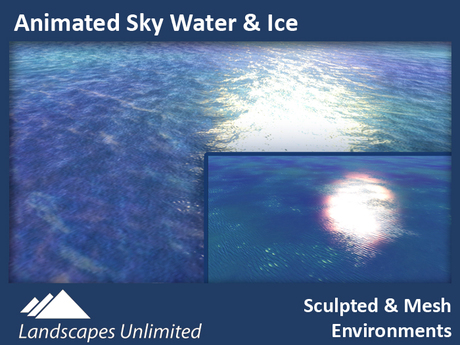Second Life Marketplace - [DEMO] Prim Water & Ice: Animated Sky Water ...