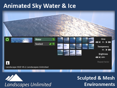 Second Life Marketplace - Prim Water & Ice: Animated Sky Water & Ice ...