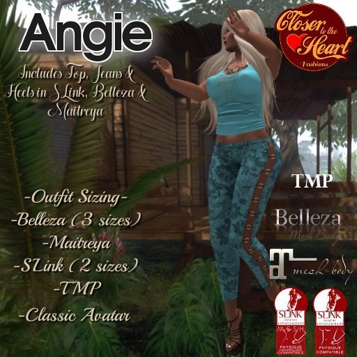 Second Life Marketplace - Angie Jeans Outfit*^*