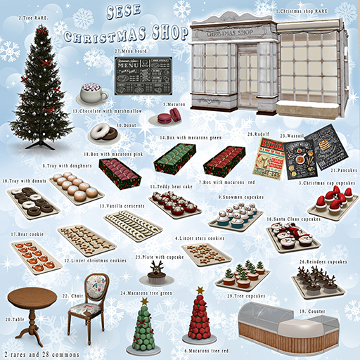 Second Life Marketplace - 4_Sese - Linzer stars cookies