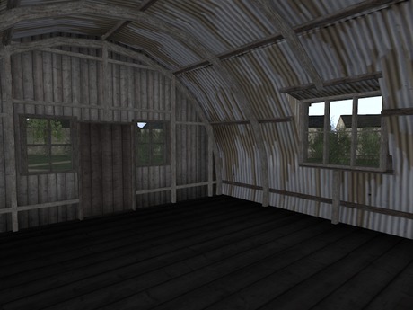 Second Life Marketplace - 8 Prim/LI Solid Mesh Nissen Hut or Quonset ...