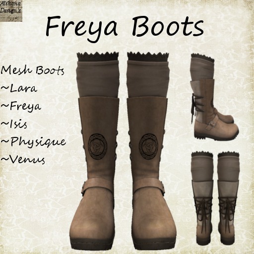 Second Life Marketplace - ~AD~ Freya Boots Mesh