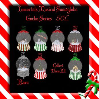 Second Life Marketplace - Immortals Musical Snowglobe