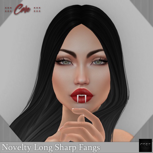 Second Life Marketplace - ::: Core ::: Novelty Long Sharp Fangs
