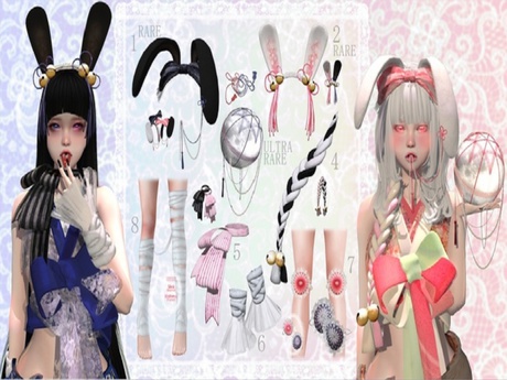 Second Life Marketplace - *{( konpeitou )}* humiduki-usagi 5: kubisime ...