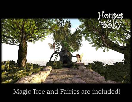 Second Life Marketplace - Fairy Isle - Floating Island for 512 sqm ...