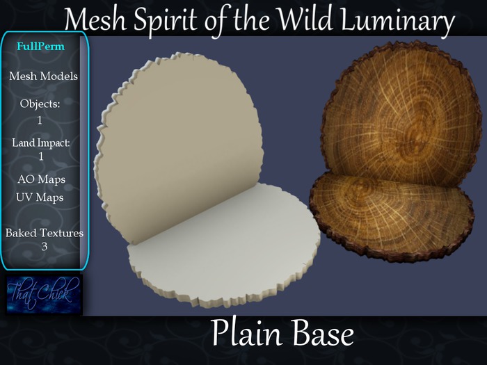 Second Life Marketplace - ~tc~ Mesh Spirit of the Wild Luminary Base ...