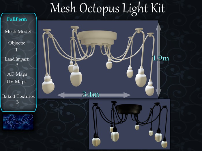 Second Life Marketplace - ~tc~ Mesh Octopus Light FullPerm Kit