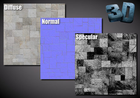 Second Life Marketplace - JU Floor Tiles Slate 002 3D Textures Full Perm