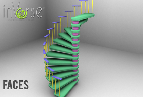 Second Life Marketplace - inVerse® MESH - SPIRAL STAIR #4 MESH full ...