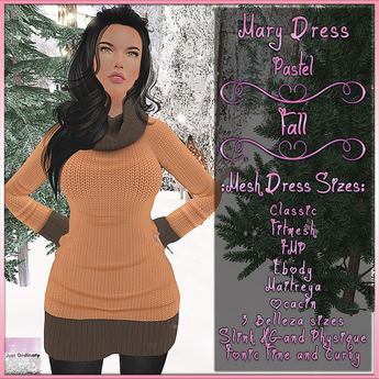 Second Life Marketplace - Mary Dress Pastel Fall