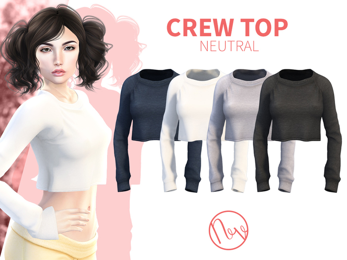 Second Life Marketplace - neve top - crew neutral
