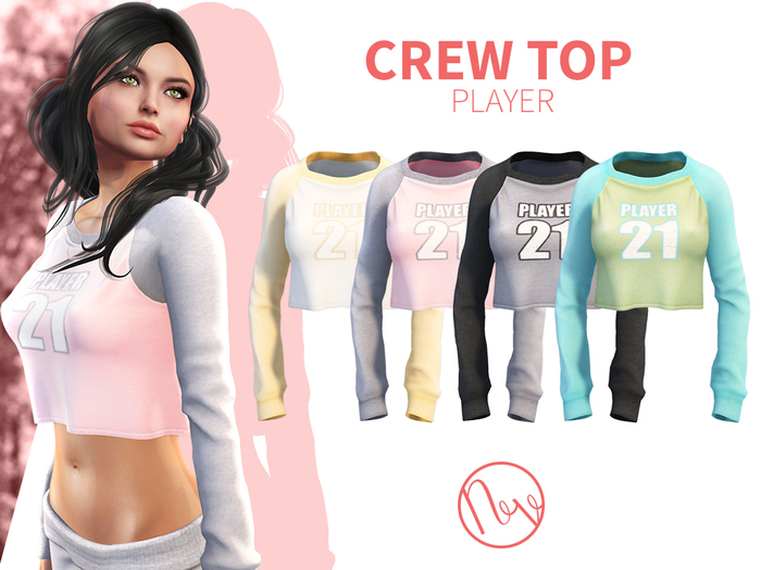 Second Life Marketplace - neve top - crew player